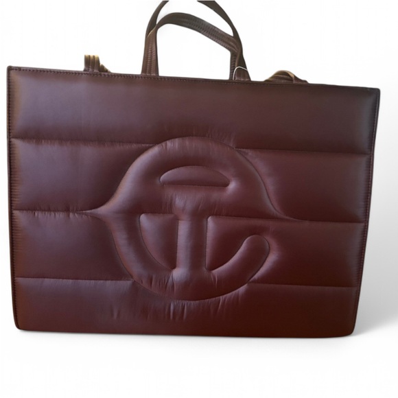 Telfar | Bags | Telfar Large Puff Shopper Chocolate | Poshmark